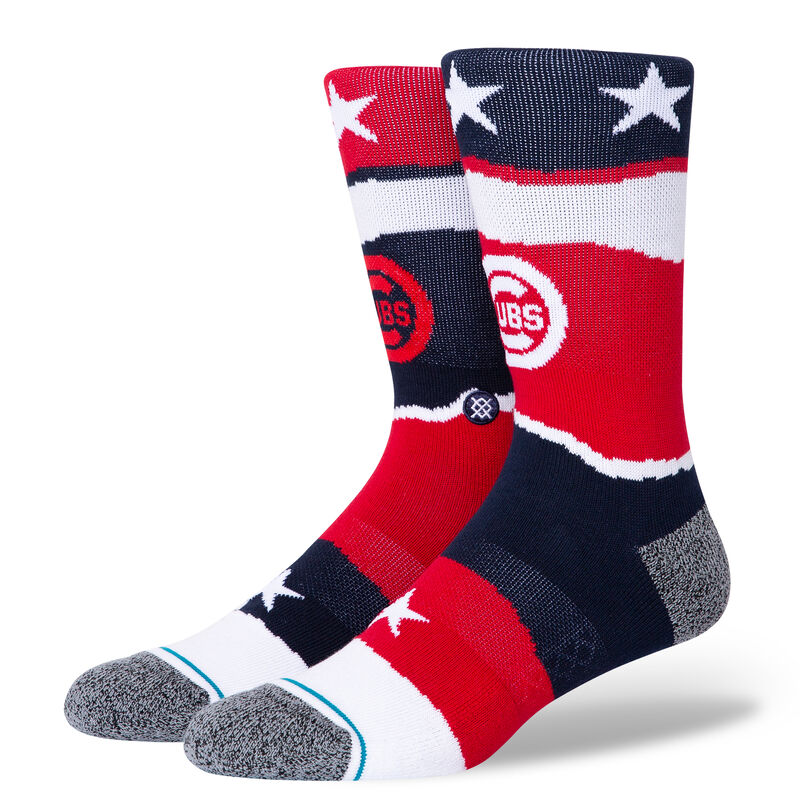 Chicago Cubs Americana Infiknit™ Mid Cushion Crew Socks | Stance