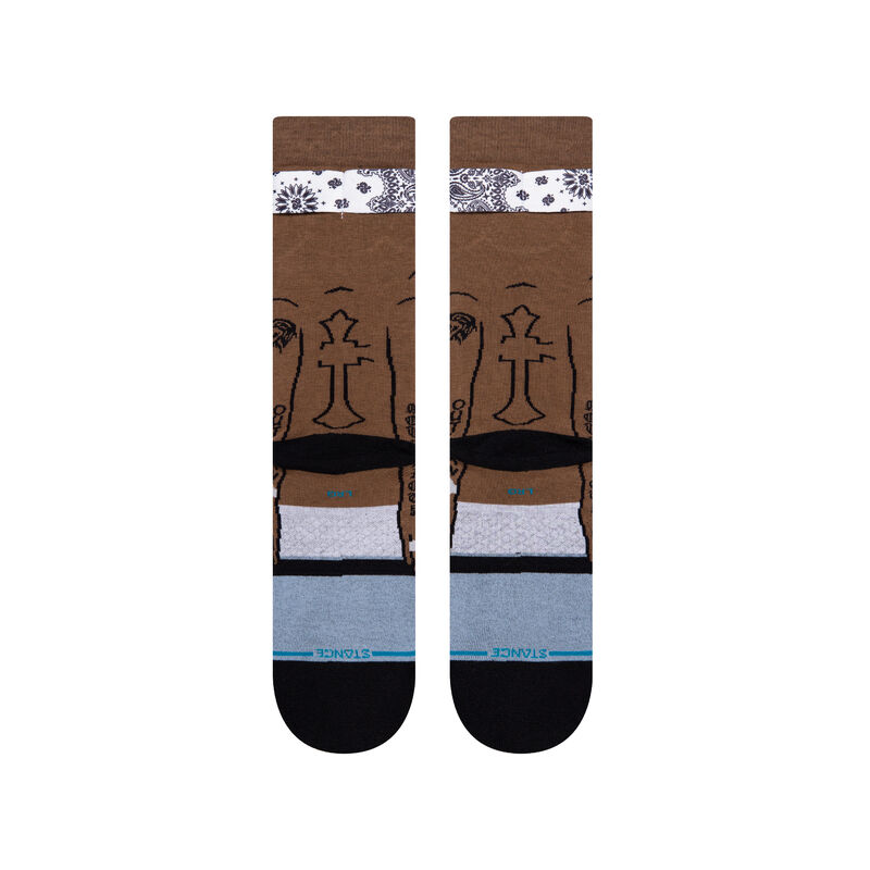 Tupac Shakur Resurrected Light Cushion Infiknit™ Cotton Blend Crew Socks | Stance