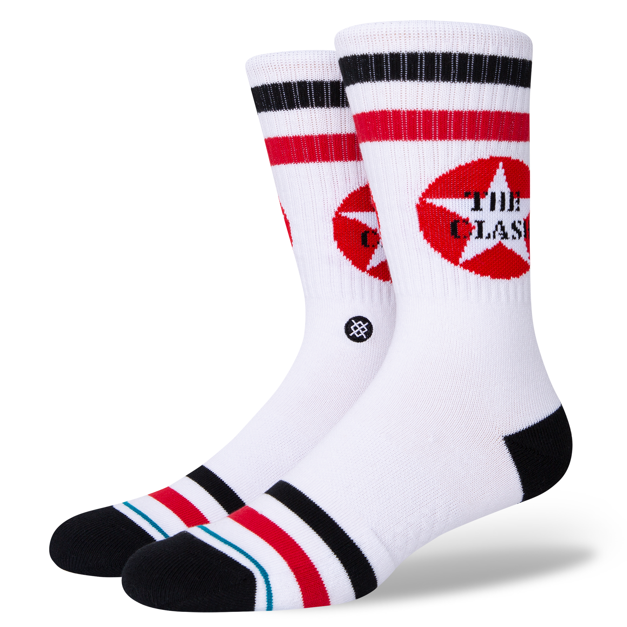 The Clash Clampdown Mid Cushion Cotton Blend Crew Socks | Stance