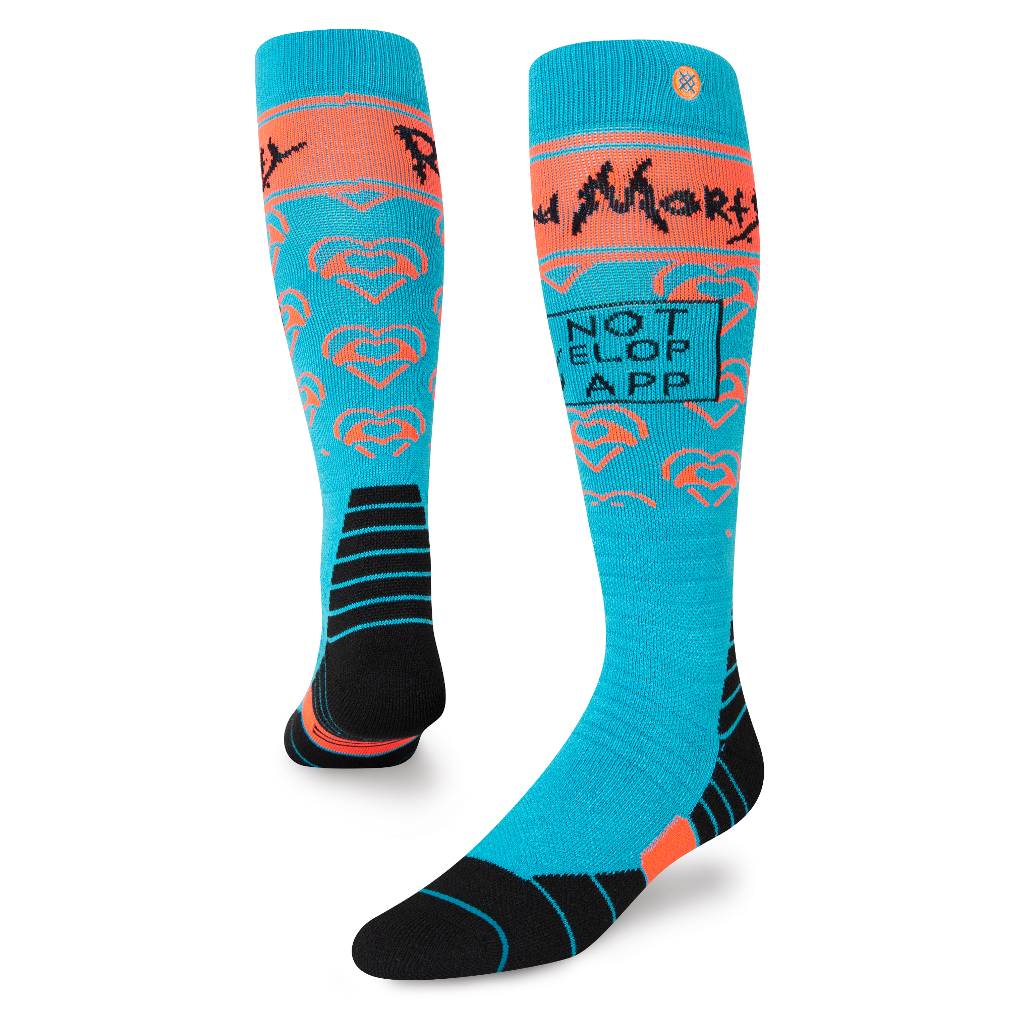 Rick And Morty X Stance Develop Mid Cushion Poly Blend Snow Otc Socks ...