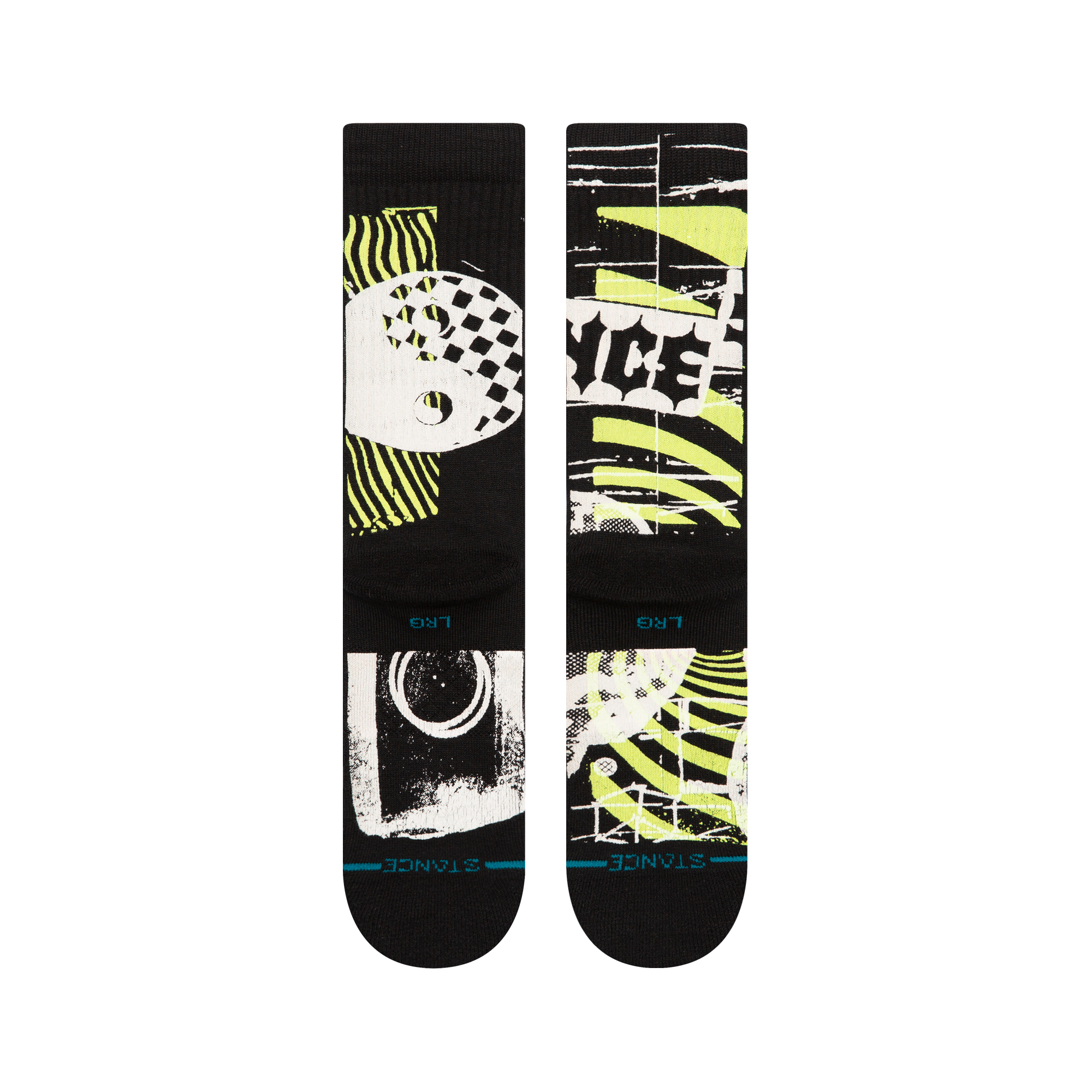 Distorted Crew Socks