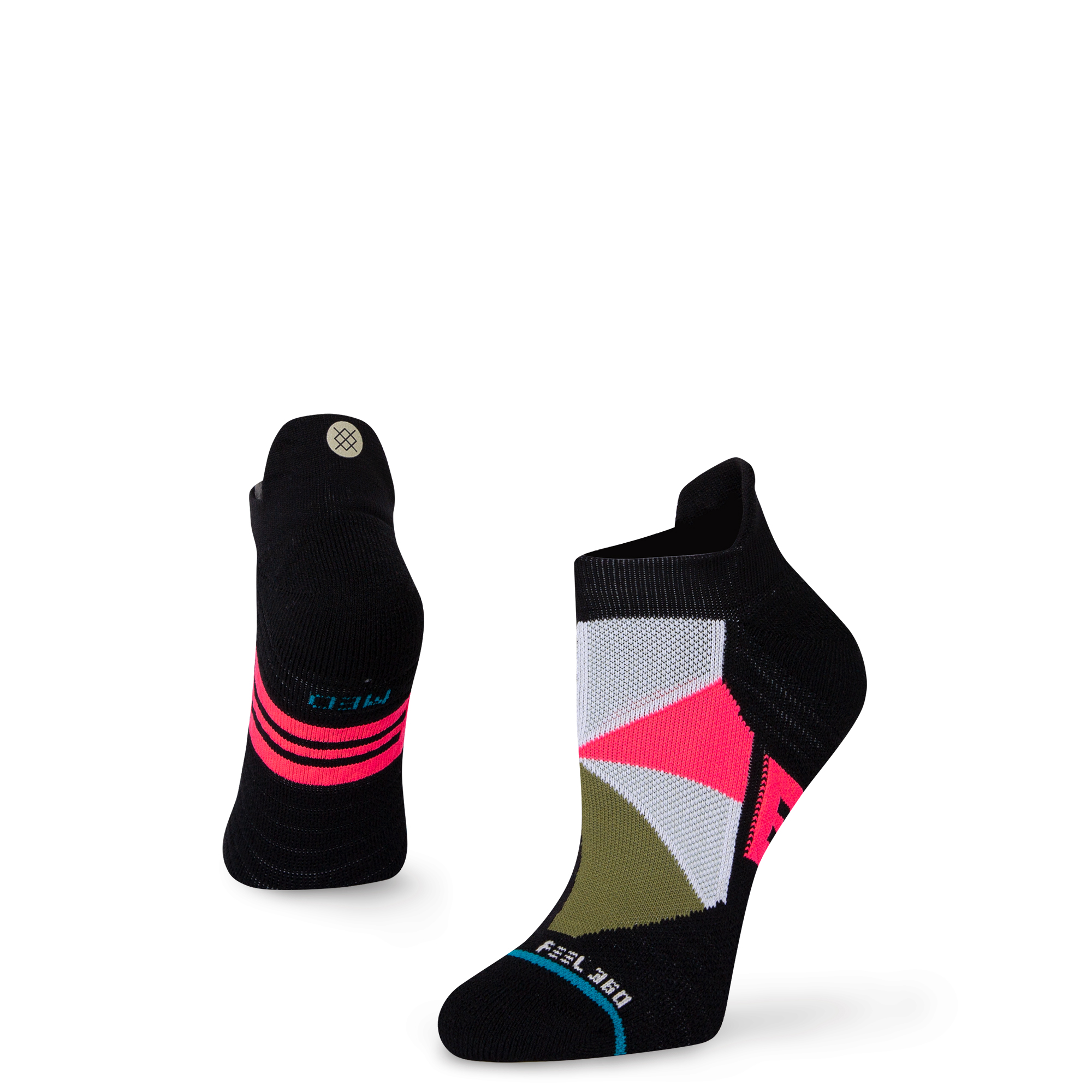 Overload Mid Cushion Infiknit™ Feel360 Nylon Tab Socks | Stance