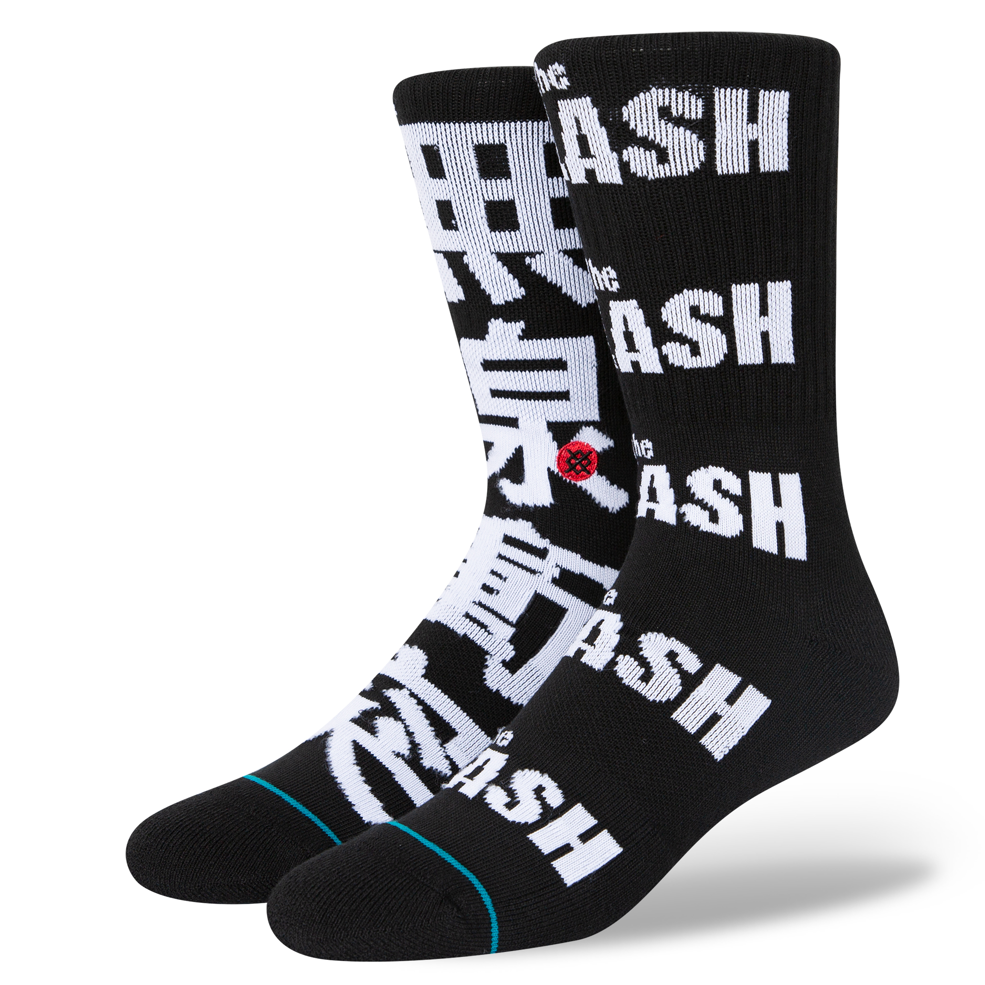 The Clash Radio Mid Cushion Infiknit™ Cotton Blend Crew Socks | Stance