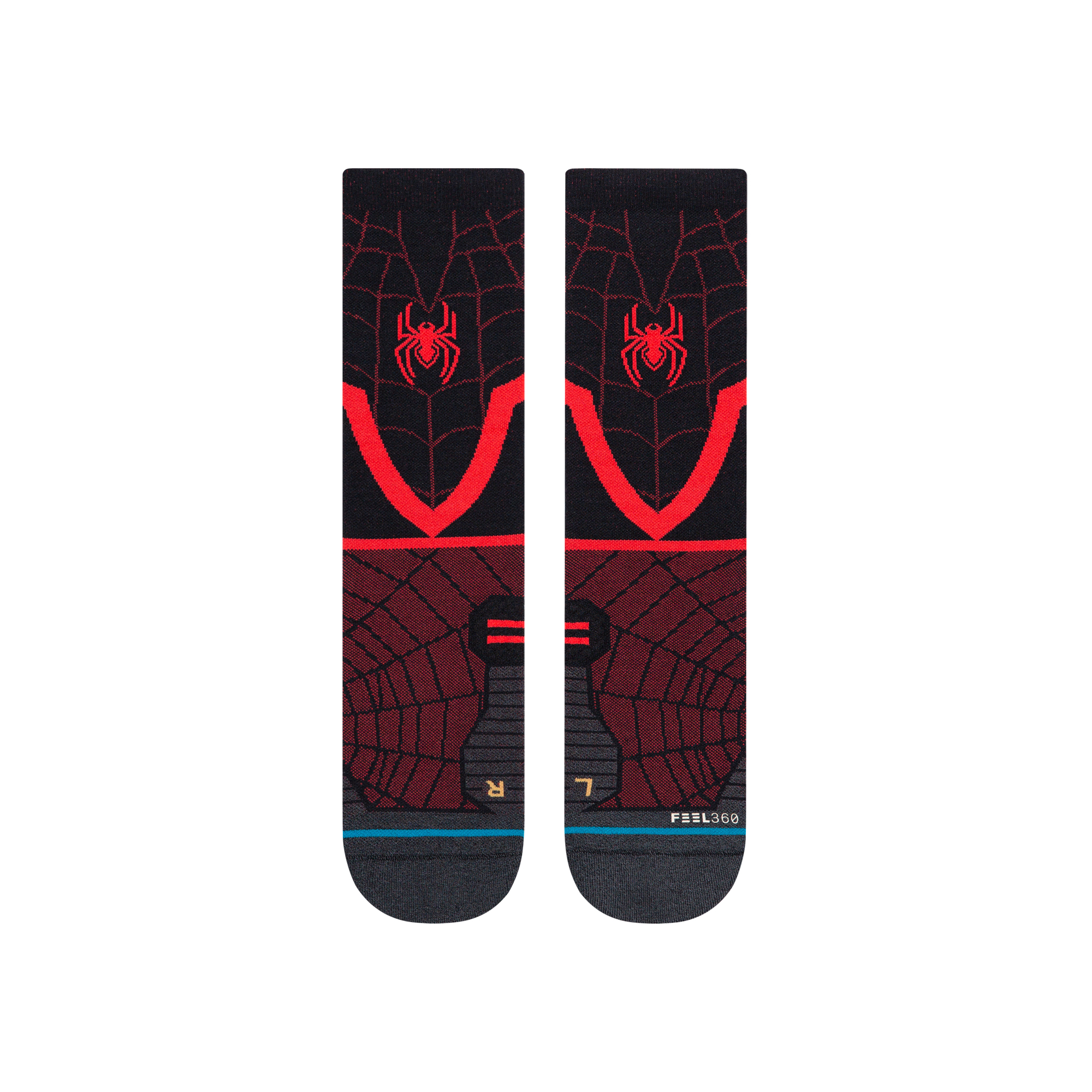 Marvel Spider Man Run FEEL360 Infiknit™ Light Cushion Crew Socks | Stance