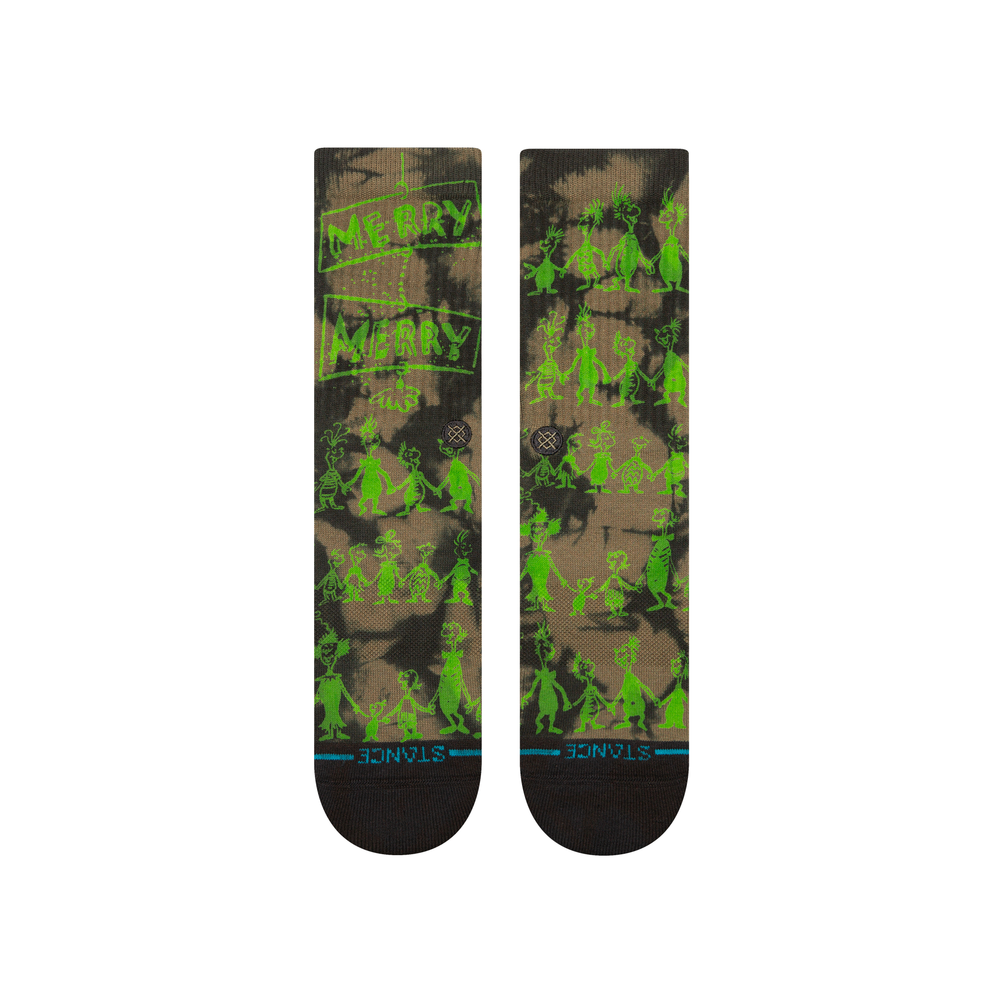 The Grinch X Stance Down In Whovile Crew Socks | Stance