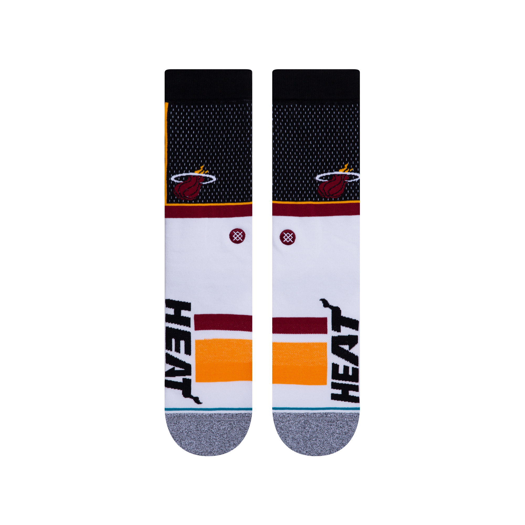 Miami Heat Shortcut 2 Infiknit™ Light Cushion Crew Socks | Stance