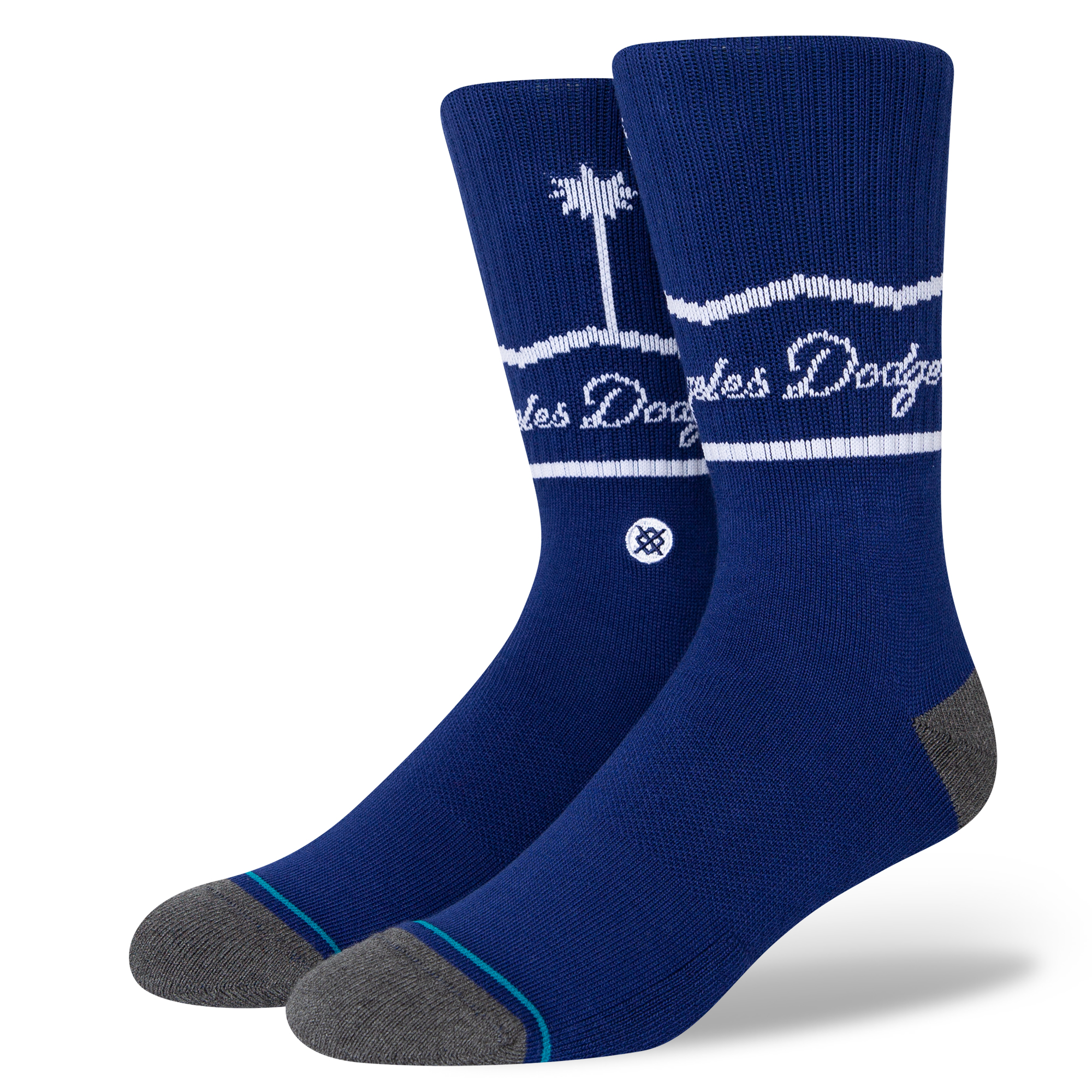 Los Angeles Dodgers Sisters Mid Cushion Cotton Blend Baseball Crew ...
