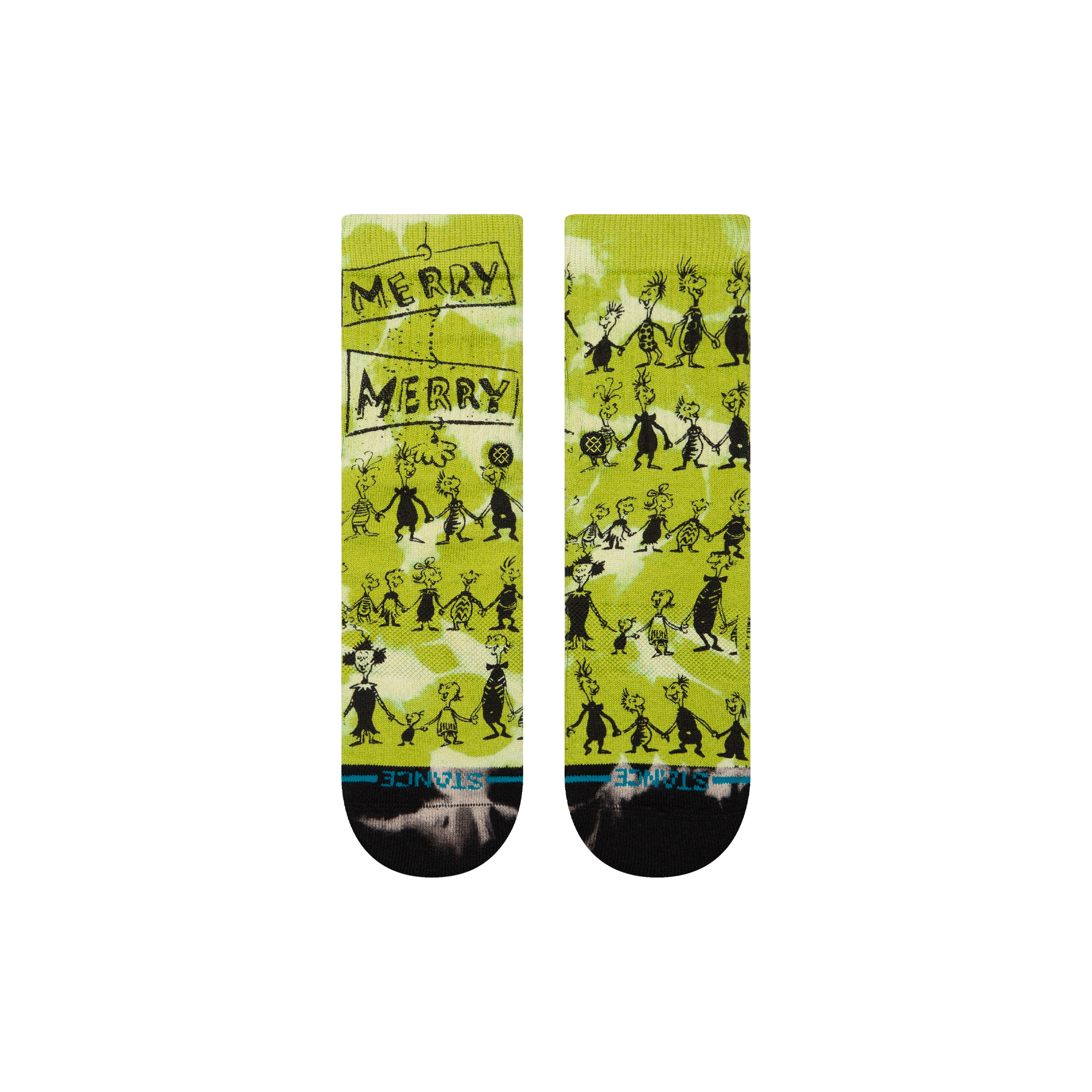 The Grinch X Stance Kids Down In Whovile Crew Socks | Stance