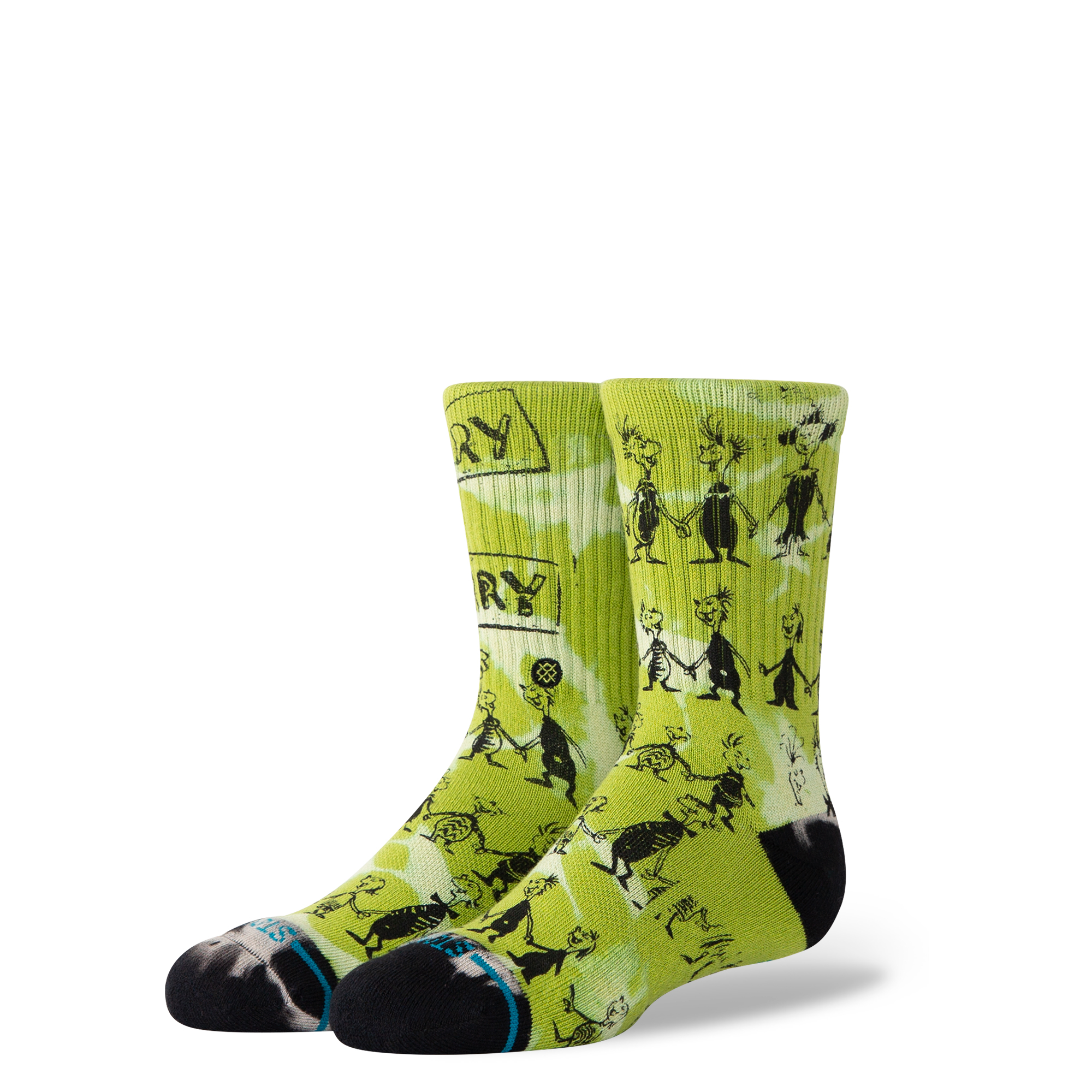 The Grinch X Stance Kids Down In Whovile Crew Socks | Stance