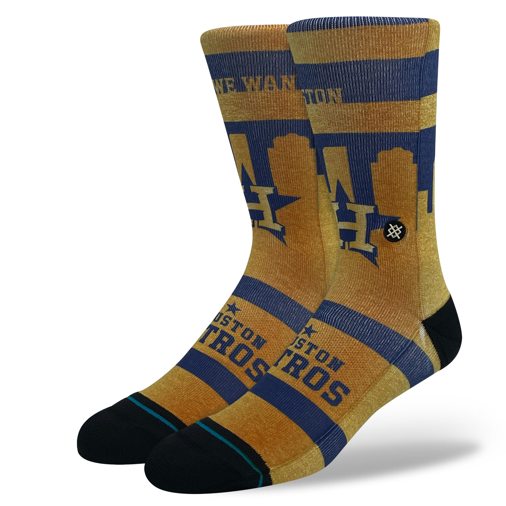 Houston Astros Gold Crew Socks