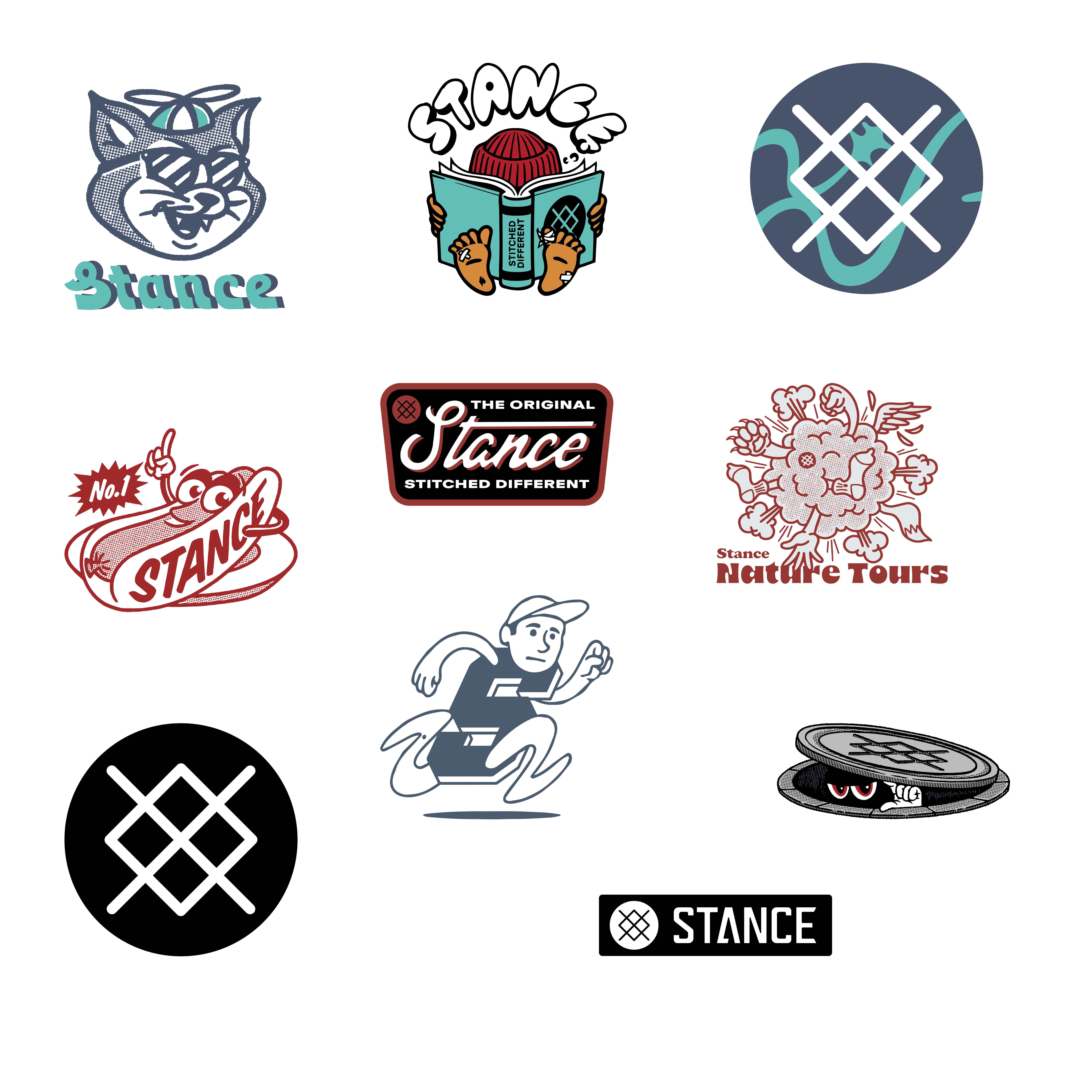 stance sticker pack