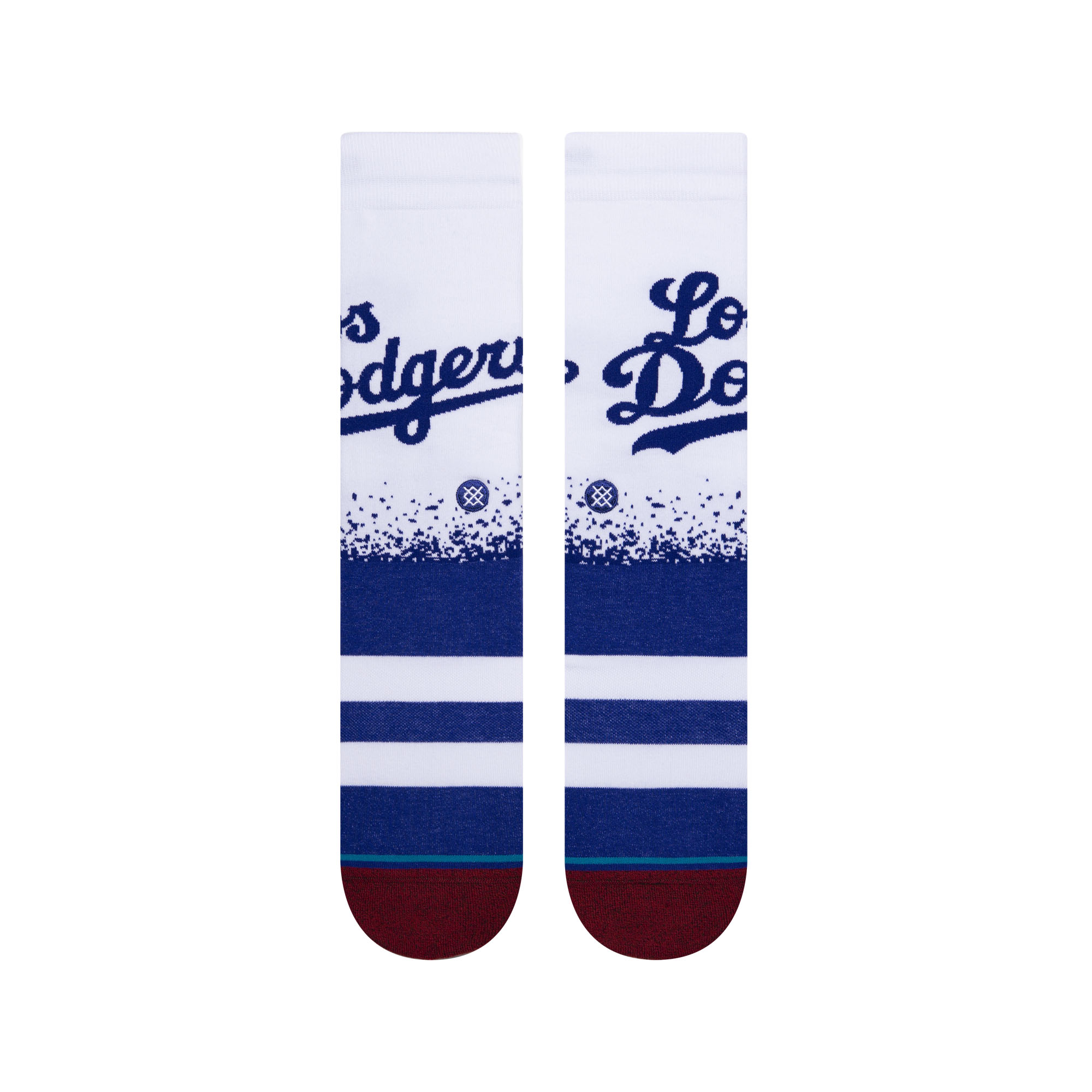 MLB LA Dodgers Mid Cushion Baseball Crew Sock | Stance