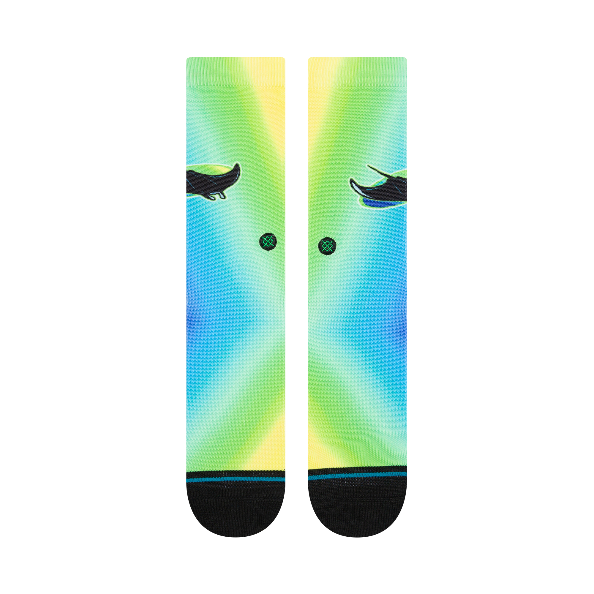 Tampa Bay Rays Gradient Mid Cushion Poly Blend Basketball Crew Socks ...