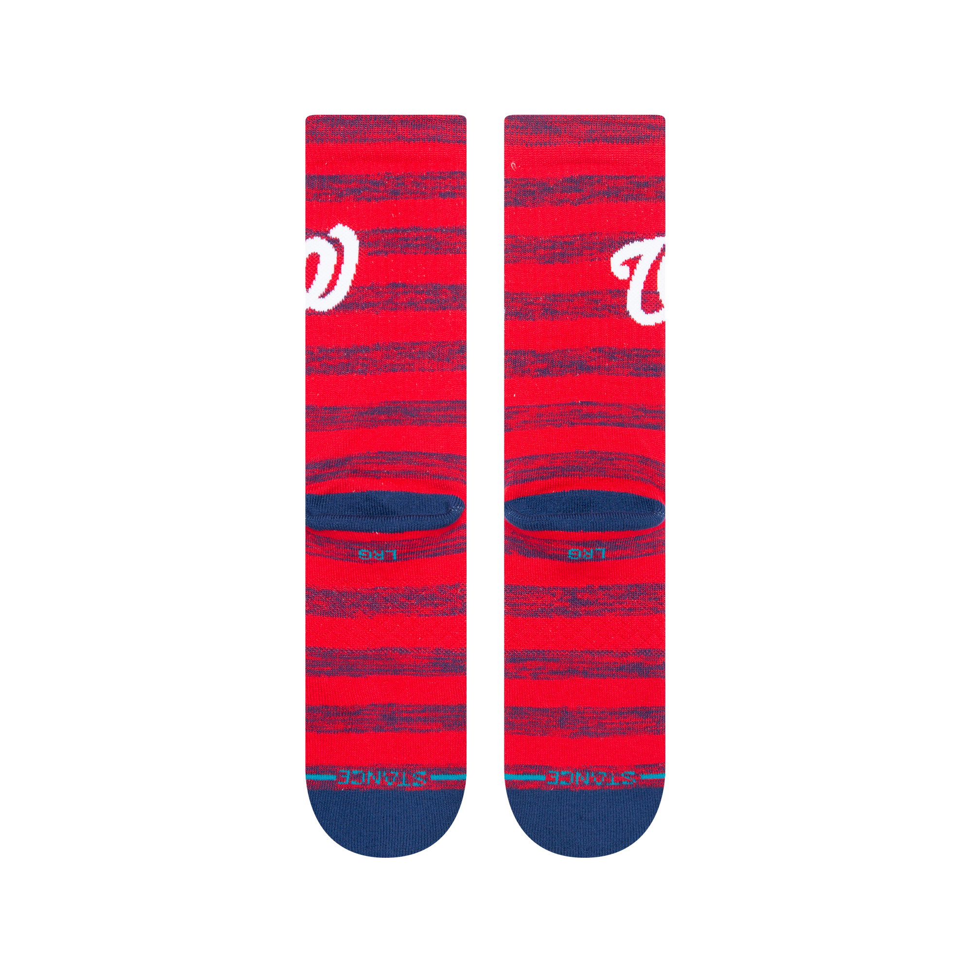Washington Nationals Twist Mid Cushion Cotton Blend Baseball Crew Socks ...
