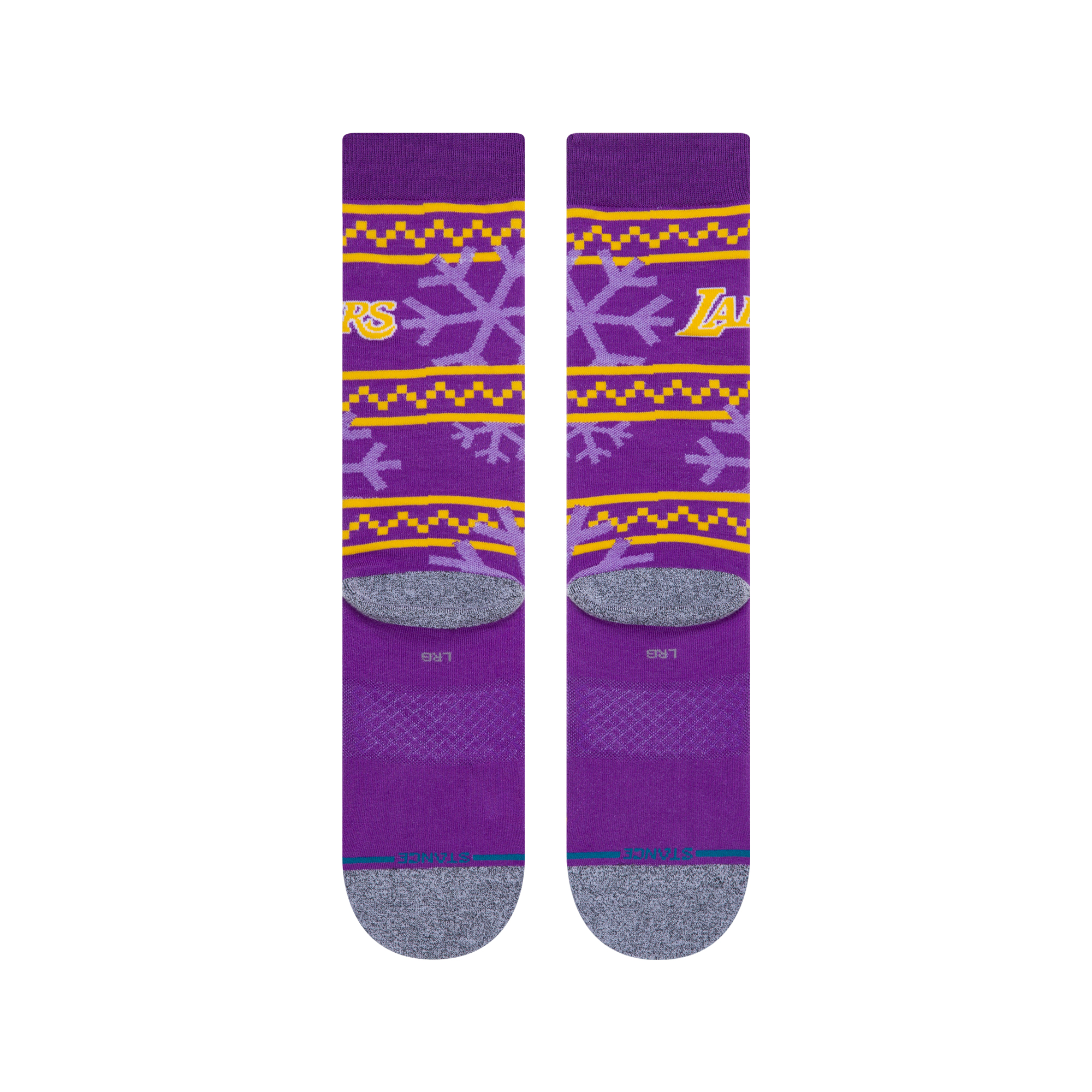 Los Angeles Lakers Frosted Infiknit™ Light Cushion Crew Socks | Stance