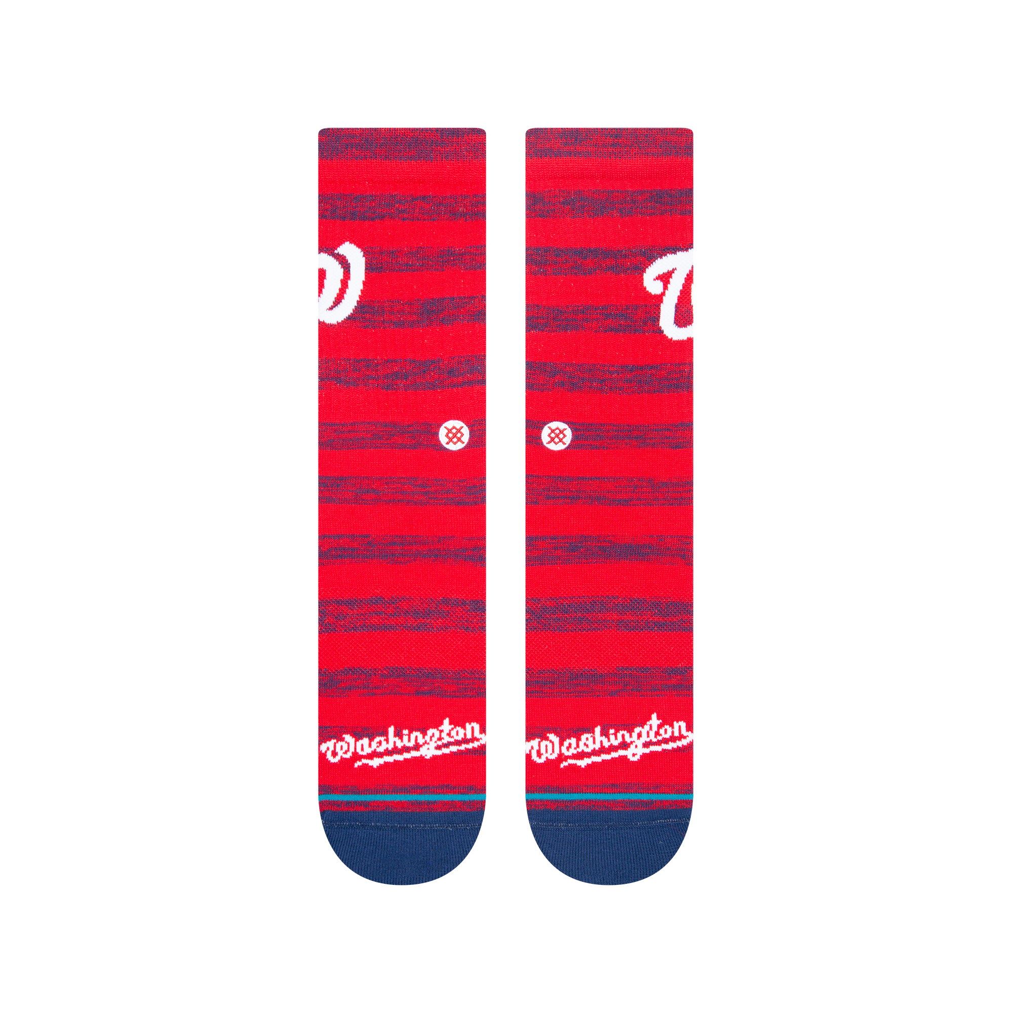 Washington Nationals Twist Mid Cushion Cotton Blend Baseball Crew Socks ...