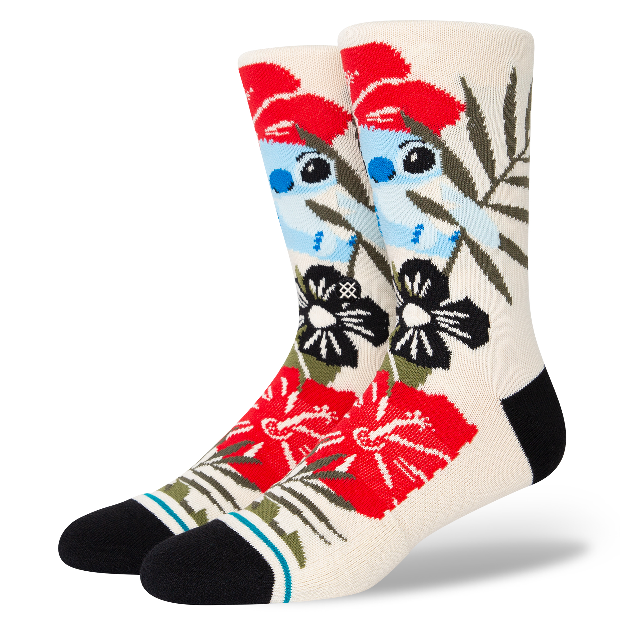 Disney X Stance Stitch Mid Cushion Infiknit™ Cotton Blend Crew Socks ...